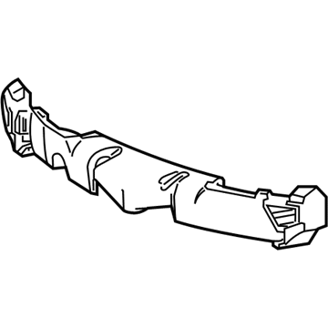 23455483 - Genuine GM Absorber, Front Bumper Fascia Energy