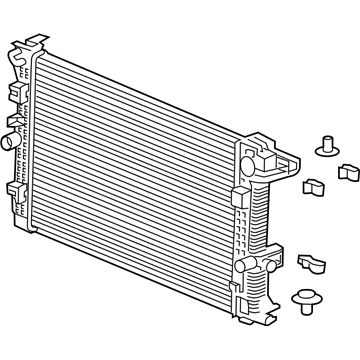 84448453 - Genuine GM Engine Radiator Assembly