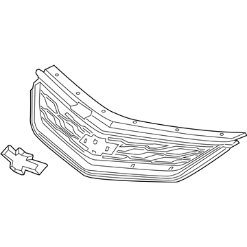 23289638 - Genuine GM Grille Assembly, Front Upper