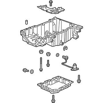 12689938 - Genuine GM Pan Assembly, Oil
