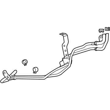 12654555 - Genuine GM Pipe Assembly, Exhaust Pressure Sensor