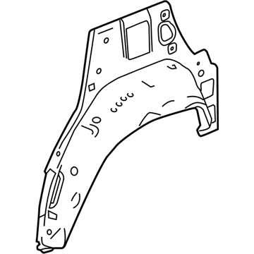 95142181 - Genuine GM Panel, Rear Wheelhouse Outer