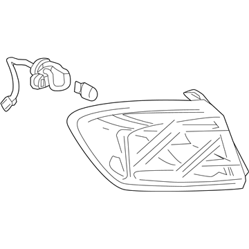 84226228 - Genuine GM Lamp,Rear Stop