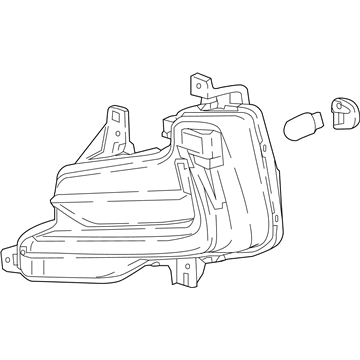 84444118 - Genuine GM Lamp Assembly, Front T/Sig