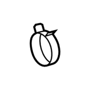 19354854 - Genuine GM Clamp,Radiator Inlet Hose