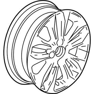 95192363 - Genuine GM Wheel Rim, Front & Rear