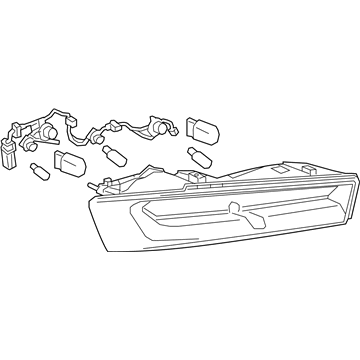 84136779 - Genuine GM Lamp,Rear Stop