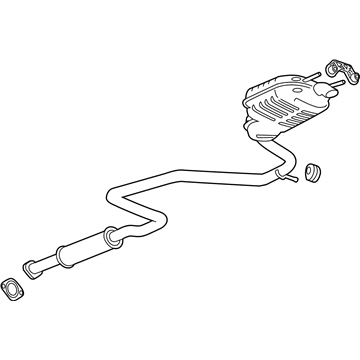 84251079 - Genuine GM Muffler Assembly, Exhaust (W/ Exhaust Pipe)