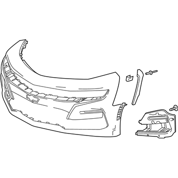 84334389 - Genuine GM Fascia Pkg, Front Bpr