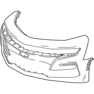 84341870 - Genuine GM Front Bumper Cover *Service Primer
