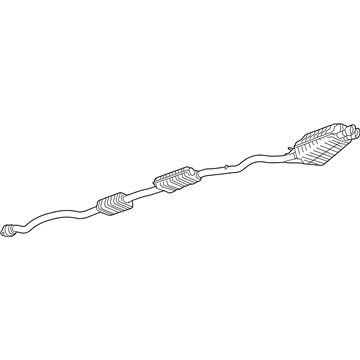 84384721 - Genuine GM MUFFLER ASM-EXH (W/ EXH PIPE)