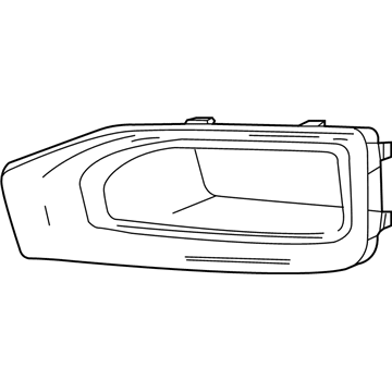 22936426 - Genuine GM Bezel, Front Fog Lamp