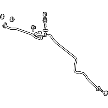84398337 - Genuine GM Tube Assembly, A/C Cndsr & A/C Evpr