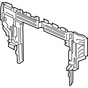 23110172 - Genuine GM Baffle Assembly, Radiator Air Upper