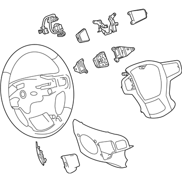 84858682 - Genuine GM Wheel Assembly, Strg *Black