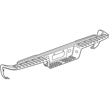 84078289 - Genuine GM Pad, Rear Bumper Fascia Step *Anthracite