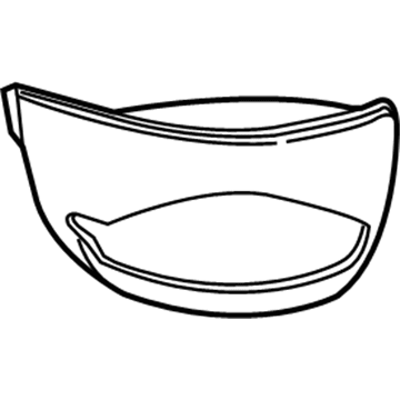 23108153 - Genuine GM Insert, Rear Bumper Step Pad *Anthracite