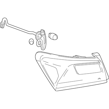 84132376 - Genuine GM Lamp,Rear Stop