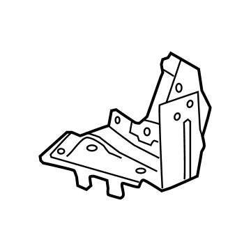 84455535 - Genuine GM Bracket Assembly, Front W/H Pnl
