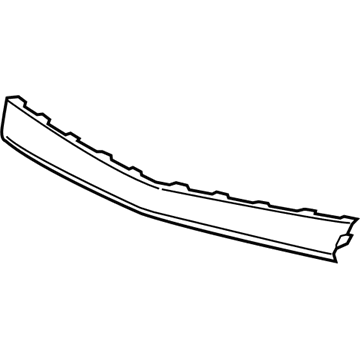 84383258 - Genuine GM Molding, Front Bpr Fascia *Serv Primer