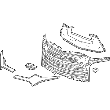 84612436 - Genuine GM Grille Assembly, Front