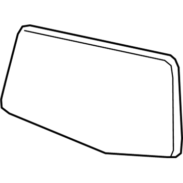 84171576 - Genuine GM GLASS,O/S RR VIEW MIR (W/BKG PLATE)
