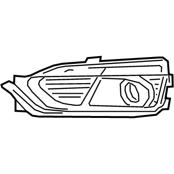 42346549 - Genuine GM Bezel Assembly, Front Fog Lamp