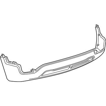 42537680 - Genuine GM Rear Bumper Cover Lower