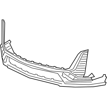 84663547 - Genuine GM Front Bumper Cover *Black