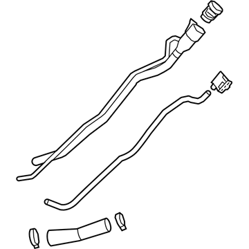 84760200 - Genuine GM Pipe Assembly, F/Tnk Fil (W/ Fil Hose)