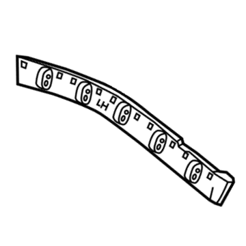 23145892 - Genuine GM Bracket Assembly, Rear Bumper Fascia Side