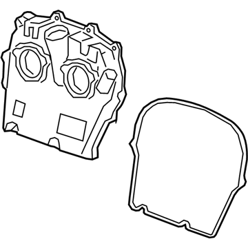 12689670 - Genuine GM Cover Assembly, Tmg Belt Upr Frt