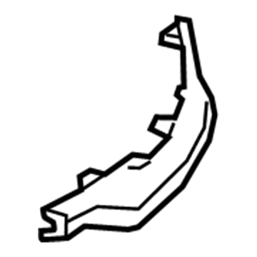 84200484 - Genuine GM Molding, Rear Bpr Fascia Otr *Black