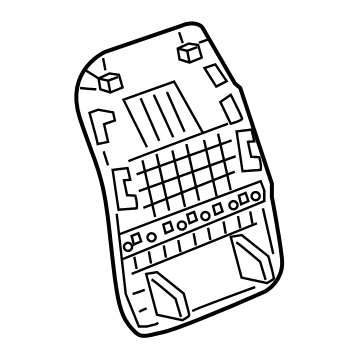 42732413 - Genuine GM Panel Assembly, F/Seat Bk Fin *Black