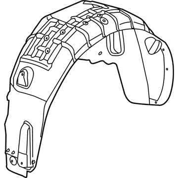 13457178 - Genuine GM Liner Assembly, Rear Wheelhouse