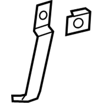 22905948 - Genuine GM Reinforcement, Front Bumper Fascia Lower