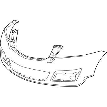 23328140 - Genuine GM Front Bumper Cover Upper *Service Primer