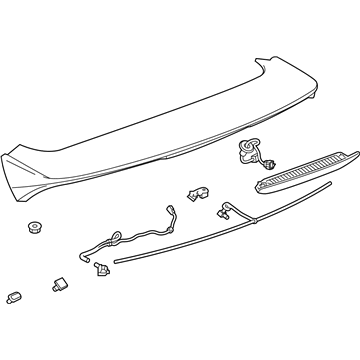 84693768 - Genuine GM Spoiler, R/End *Service Prim