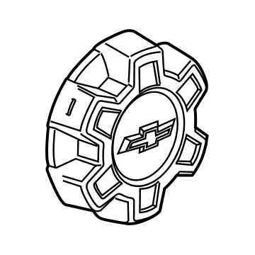 23378301 - Genuine GM Front & Rear Wheel Trim Cap AsSEMBLY
