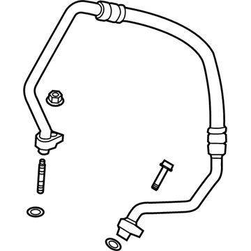 95376420 - Genuine GM Hose Assembly, A/C Compressor