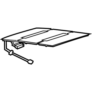 23223774 - Genuine GM Mat Assembly, Front Seat Vent Fan