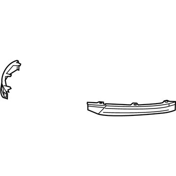 22990244 - Genuine GM Deflector, Front Bumper Fascia Air