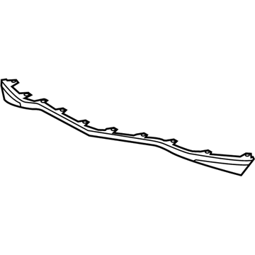 22990242 - Genuine GM Deflector, Front Bumper Fascia Air