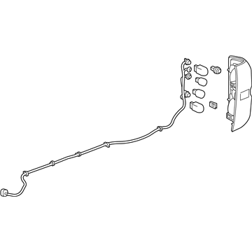 84288723 - Genuine GM Lamp,Rear Stop