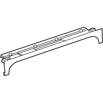 23141866 - Genuine GM Baffle Assembly, Radiator Air Upper