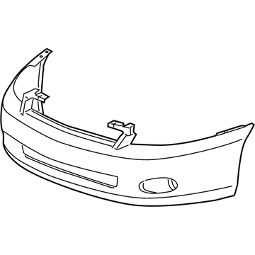 89025788 - Genuine GM Front Bumper Cover *Primed With Slots