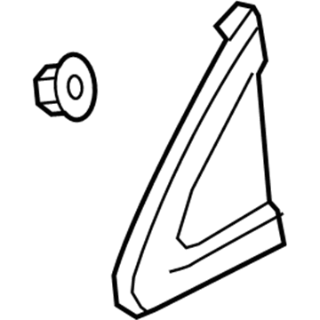 Moldings/Body-Above Belt - 2021 Cadillac XT5 2WD