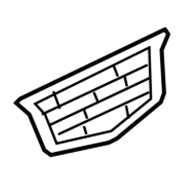 Moldings/Body-Below Belt - 2017 Cadillac XT5 AWD