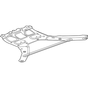 84074098 - Genuine GM Plate, Front Cradle Shear