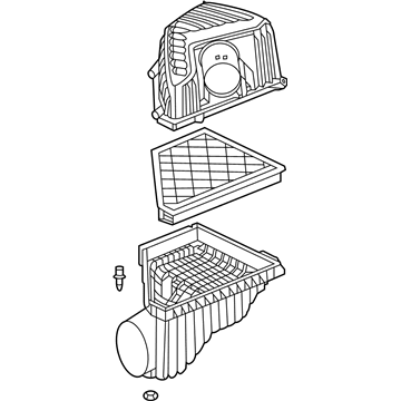 84521049 - Genuine GMC Cleaner Assembly, Air